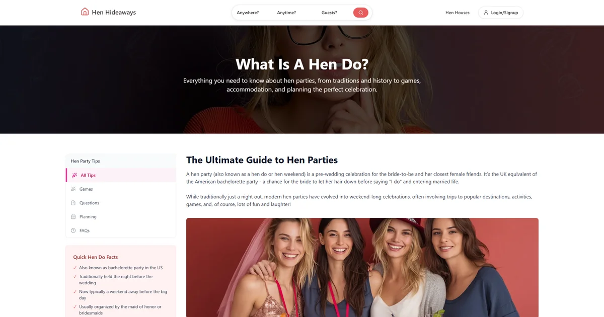 What Is A Hen Do? | Ultimate Guide to Planning the Perfect Celebration